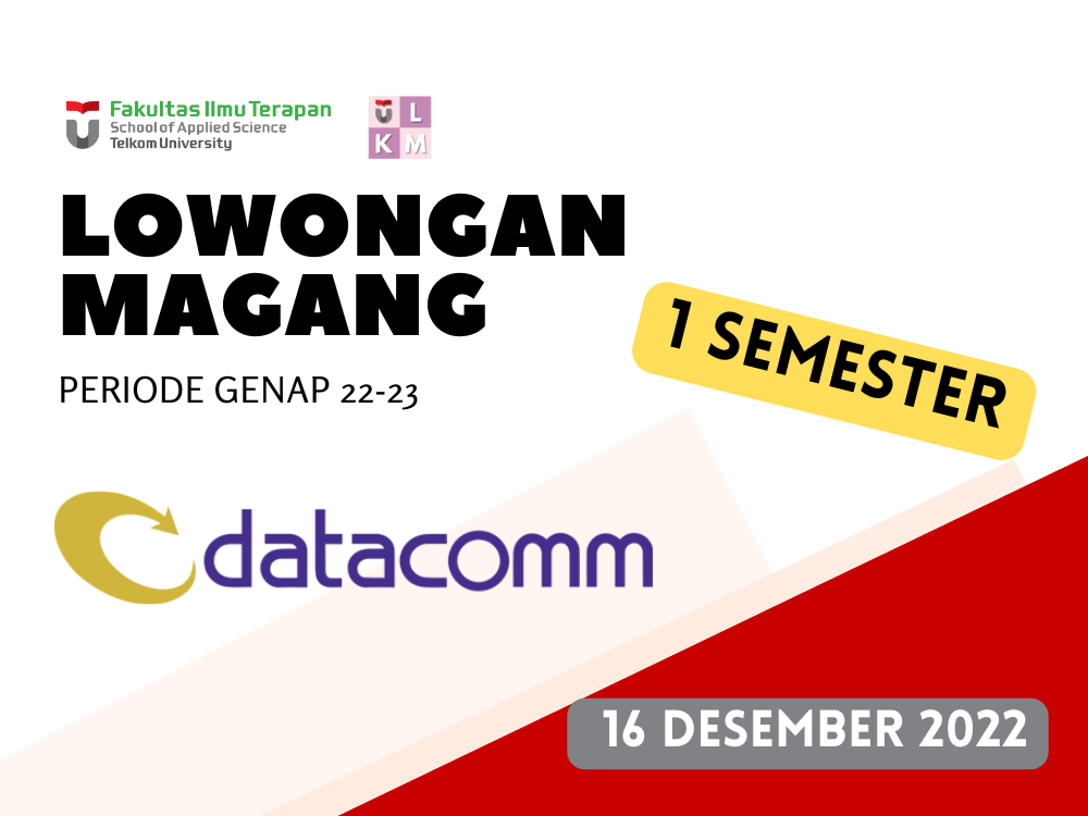 Lowongan Magang 1 Semester PT Datacomm Diangraha - LKM FIT