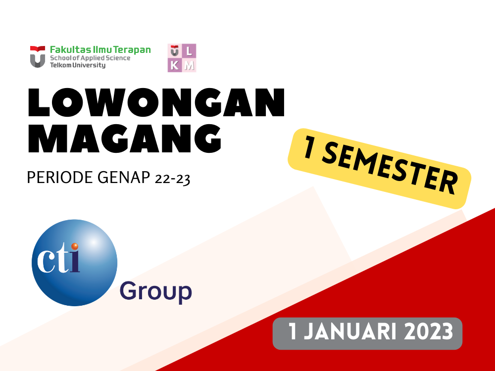 Lowongan Magang 1 Semester PT Computrade Technology International - LKM FIT