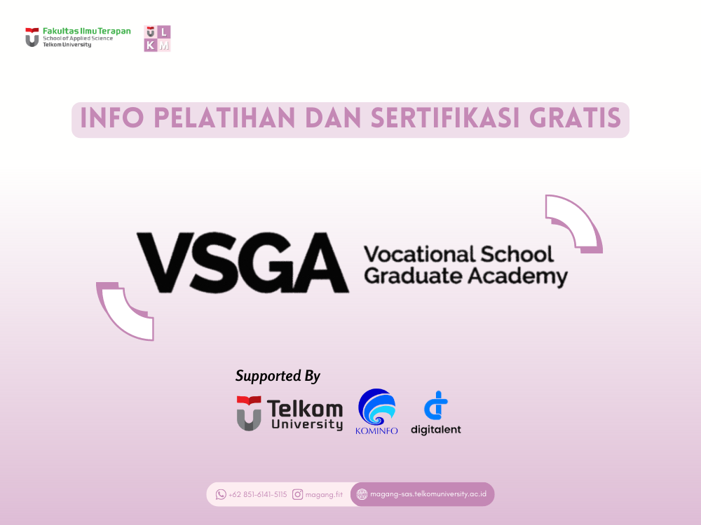 Pelatihan dan Sertifikasi Gratisss VSGA 2023 Online - LKM FIT