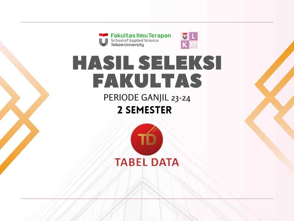 Kelulusan Seleksi Fakultas Magang Tabel Data Informatika 2023-1 - LKM FIT